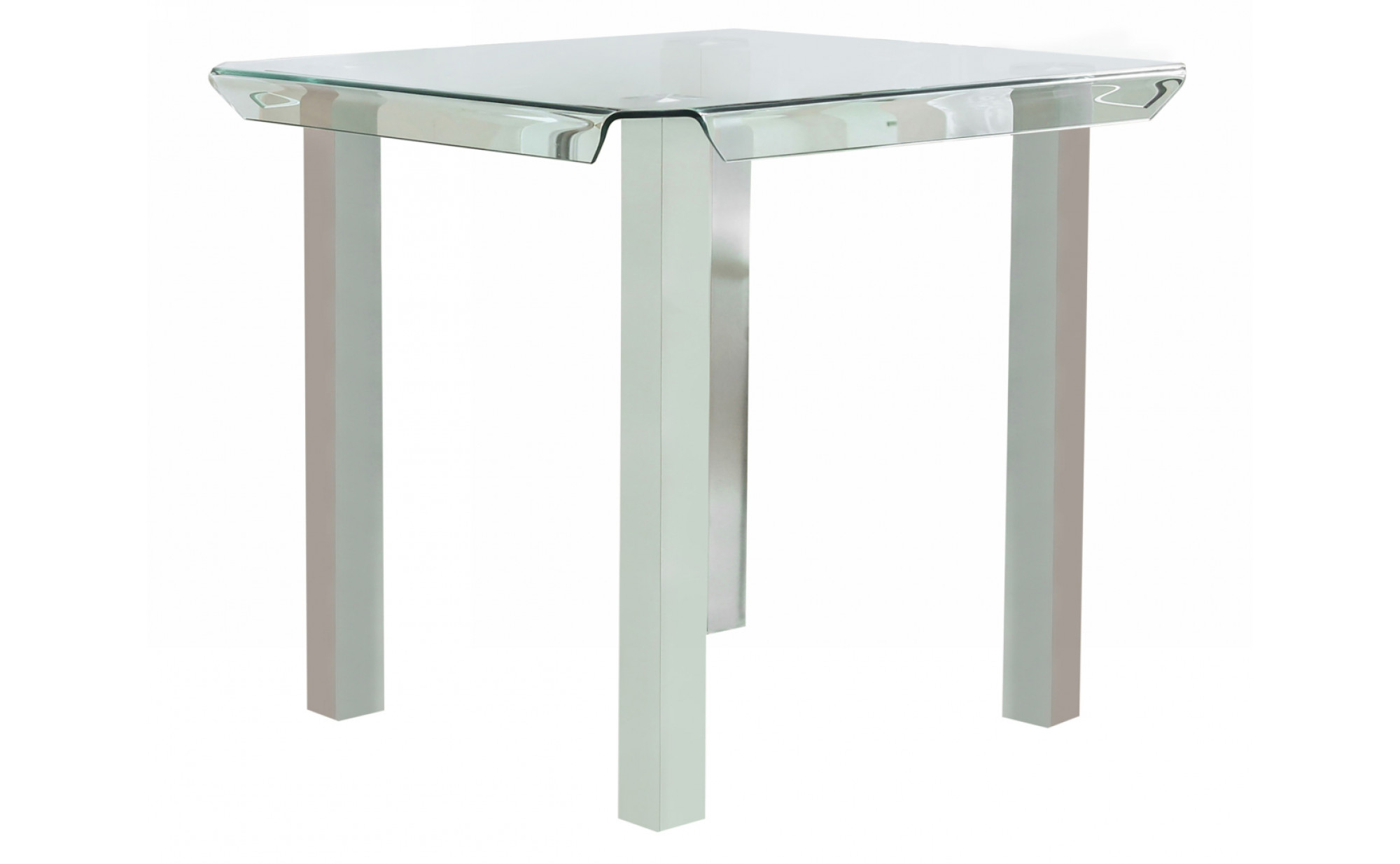 Goren Contemporary Glass Top Counter Height Table Furniture of America