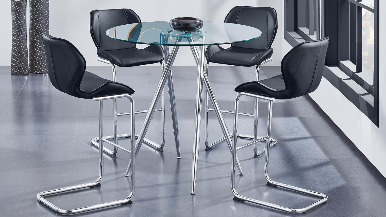 D1503BT Bar Table Glass Global Furniture USA