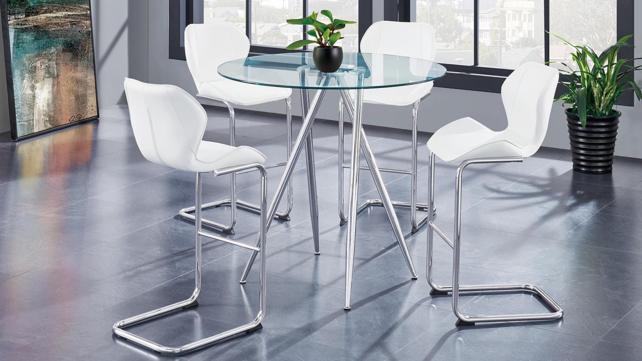 D1503BT Bar Table Glass Global Furniture USA