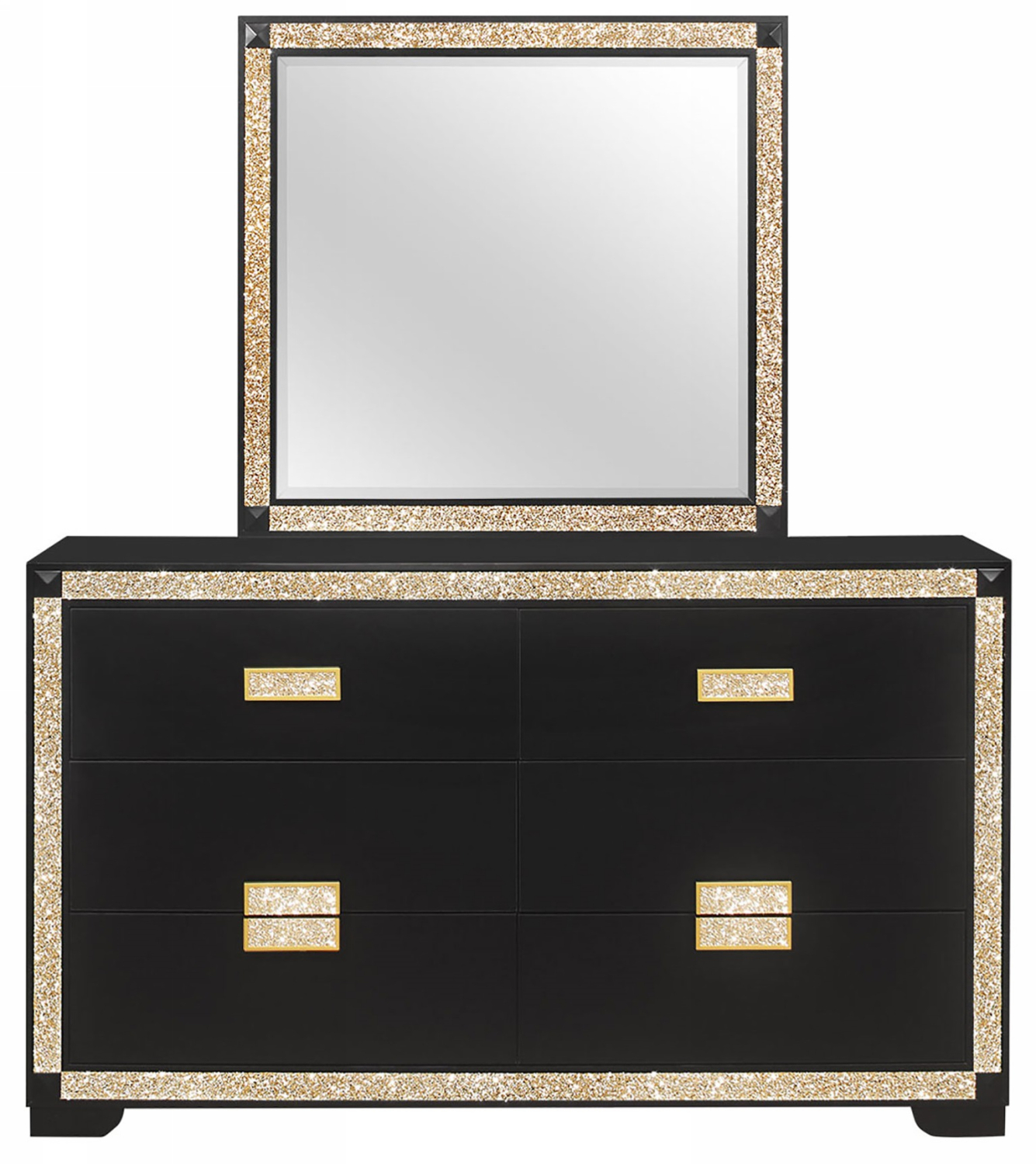 Blake Casegoods Black / Gold Global Furniture USA
