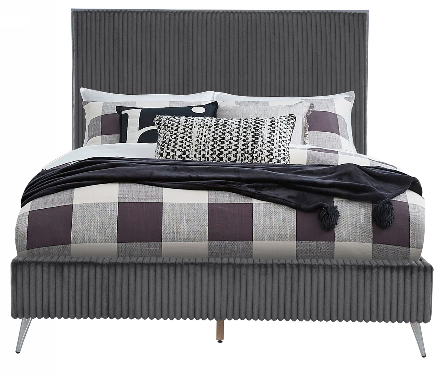 Enzo Bedroom Set Dark Grey Global Furniture USA