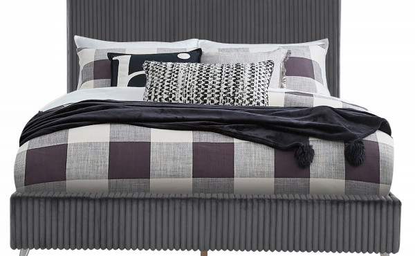 Enzo Bed Dark Grey Global Furniture USA