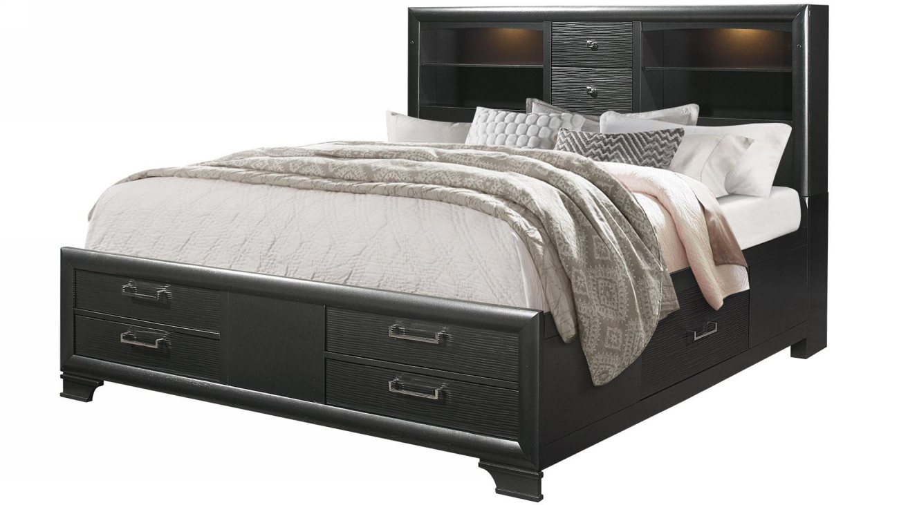 Jordyn Bedroom Set Grey Global Furniture USA