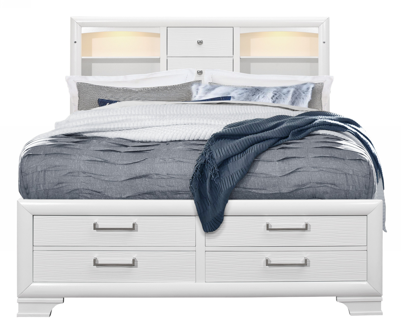 Jordyn Bedroom Set White Global Furniture USA
