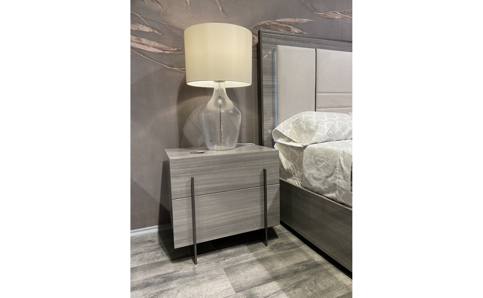 Blade Bed Light Moon Grey J&M Furniture JM
