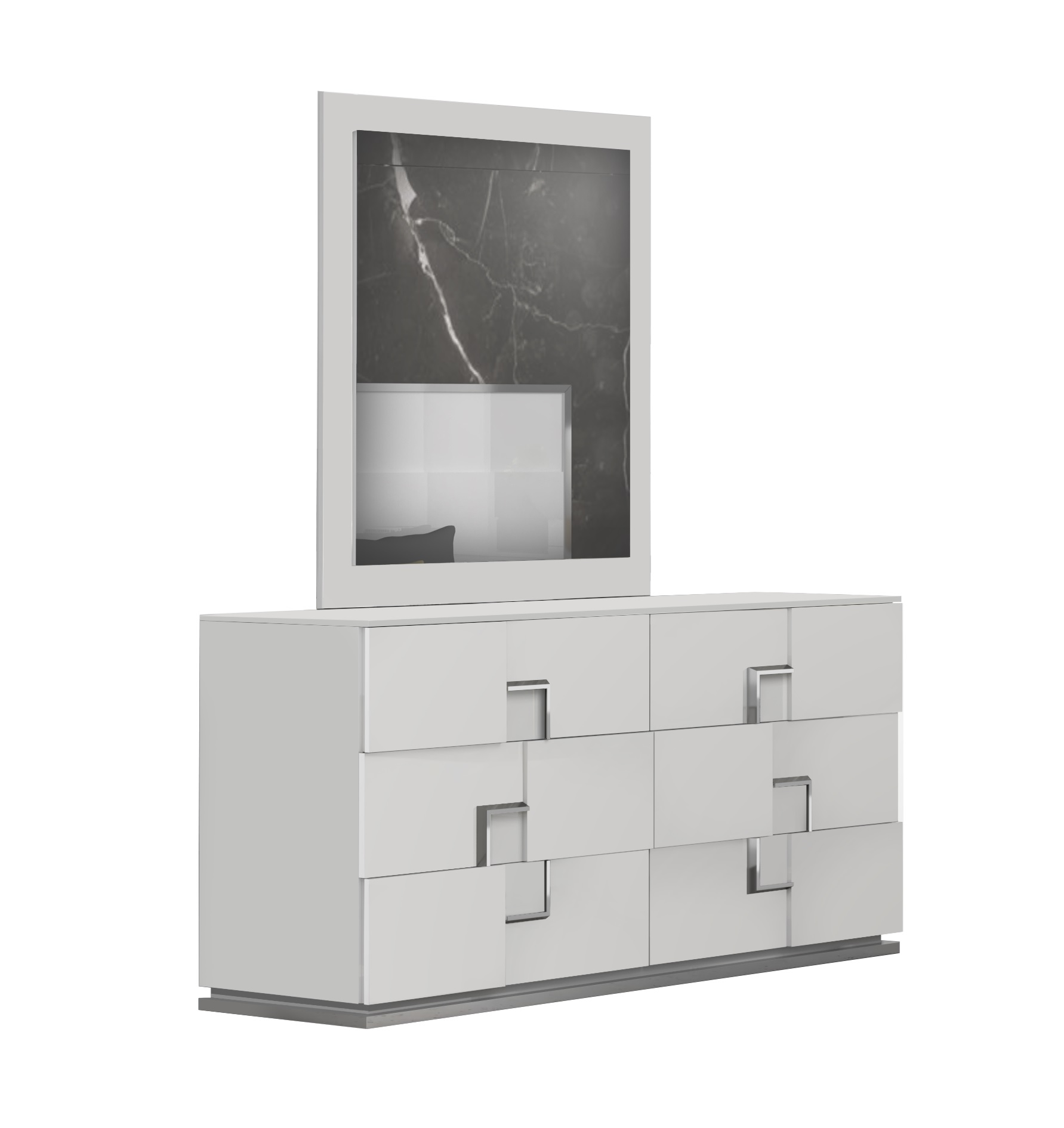 Infinity Nightstand Bianco Lucido J&M Furniture JM