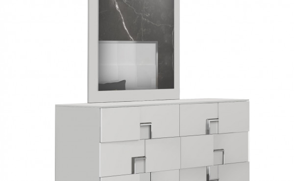 Infinity Dresser Bianco Lucido J&M Furniture JM