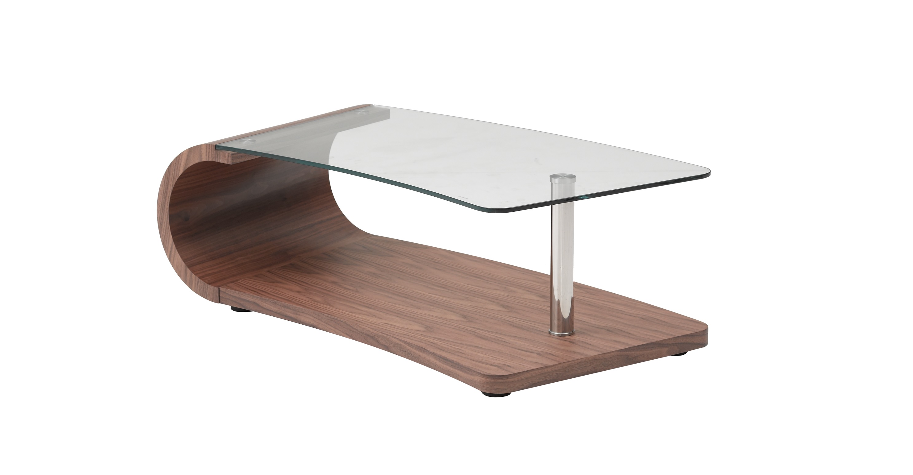 Grace Coffee Table Walnut / Glass J&M Furniture JM